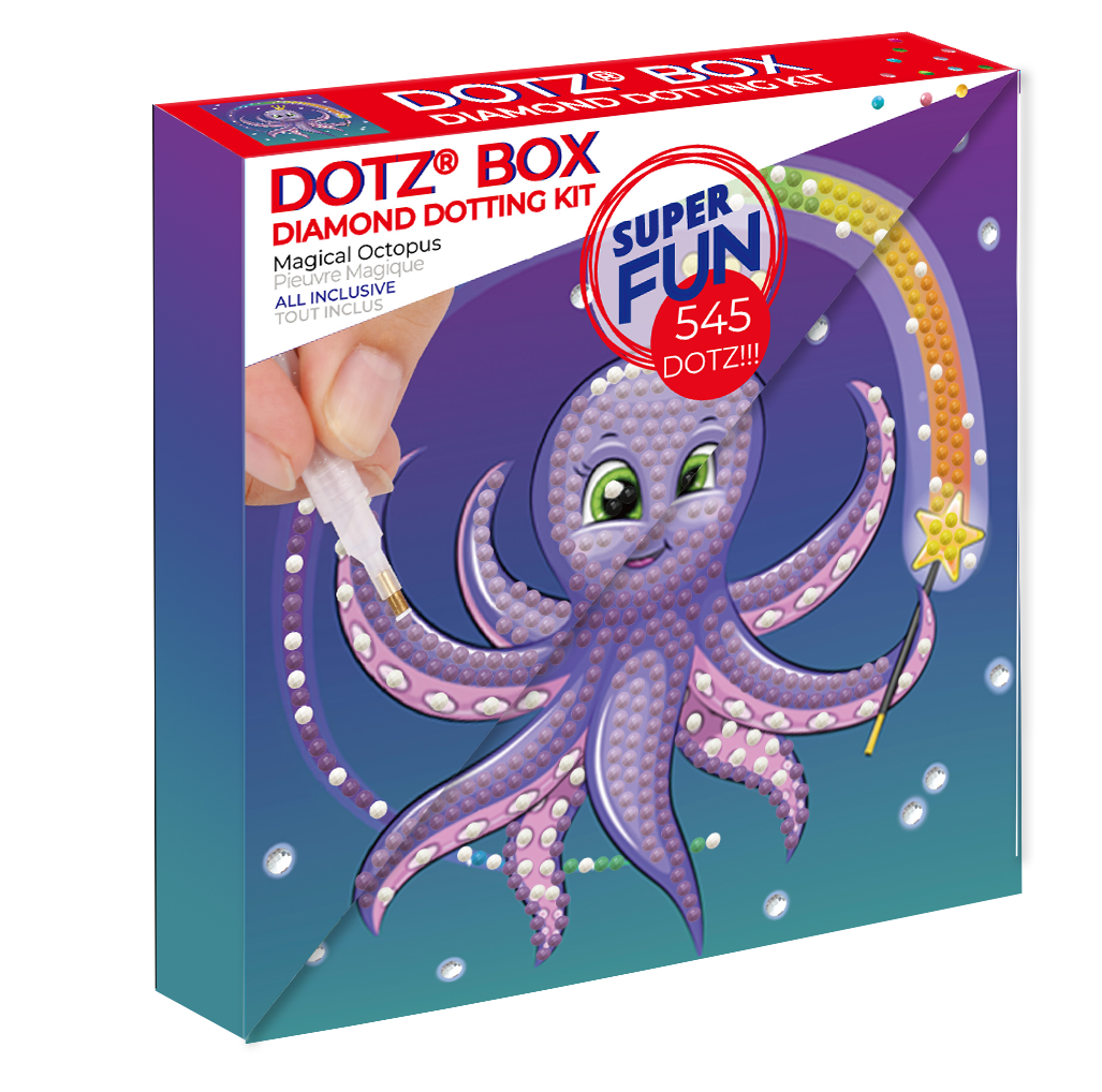 Magical Octopus | Diamond Painting Kits for Kids | Diamond Dotz ...