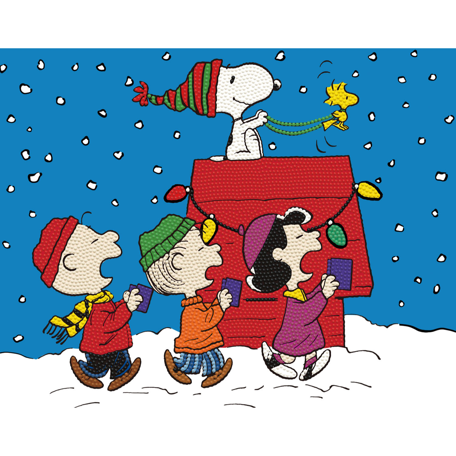 Christmas Carols Peanuts Diamond Painting Kit | Diamond Dotz® – DIAMOND ...
