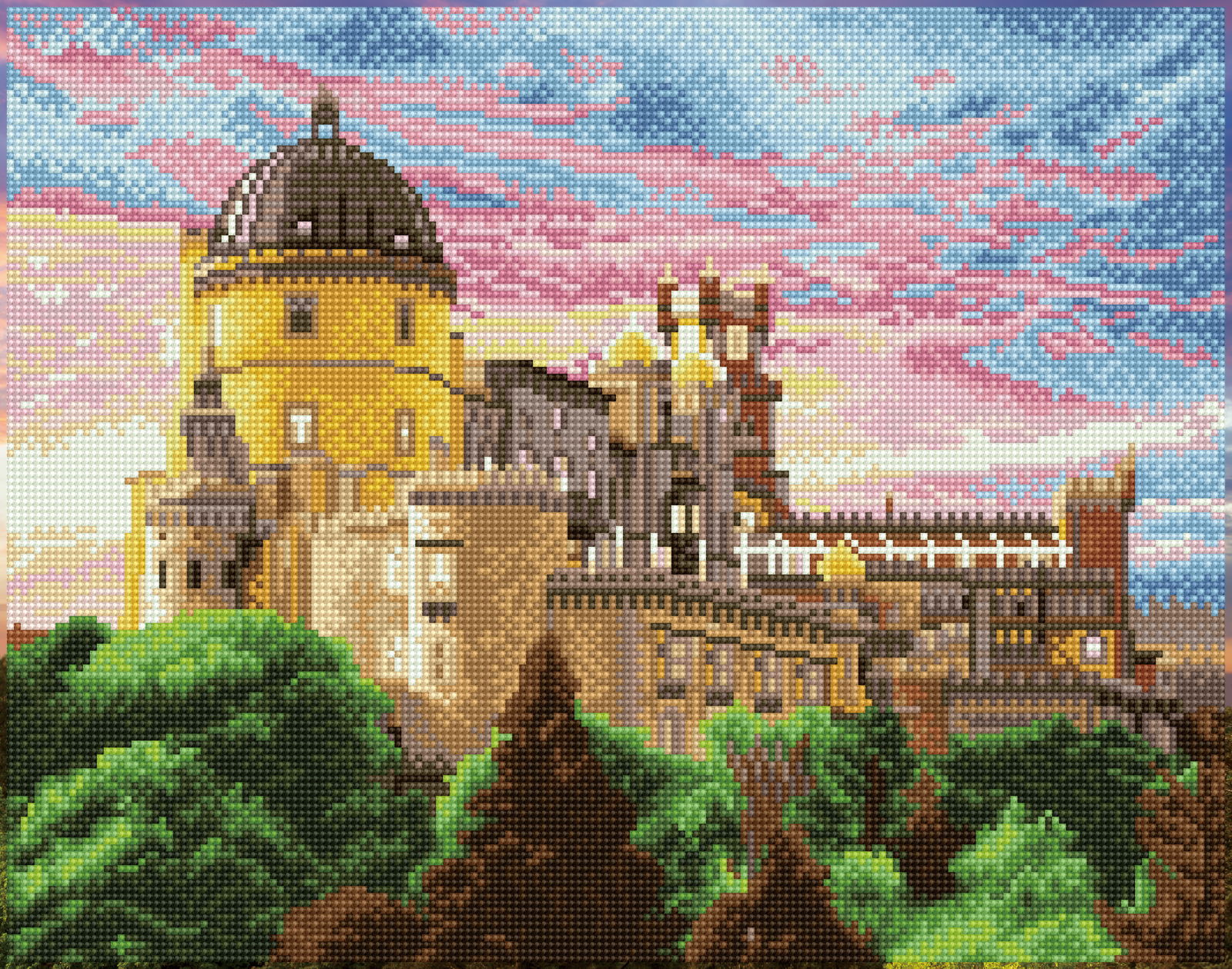 Pena National Palace Sintra Portugal | Diamond Painting Kits Travel ...