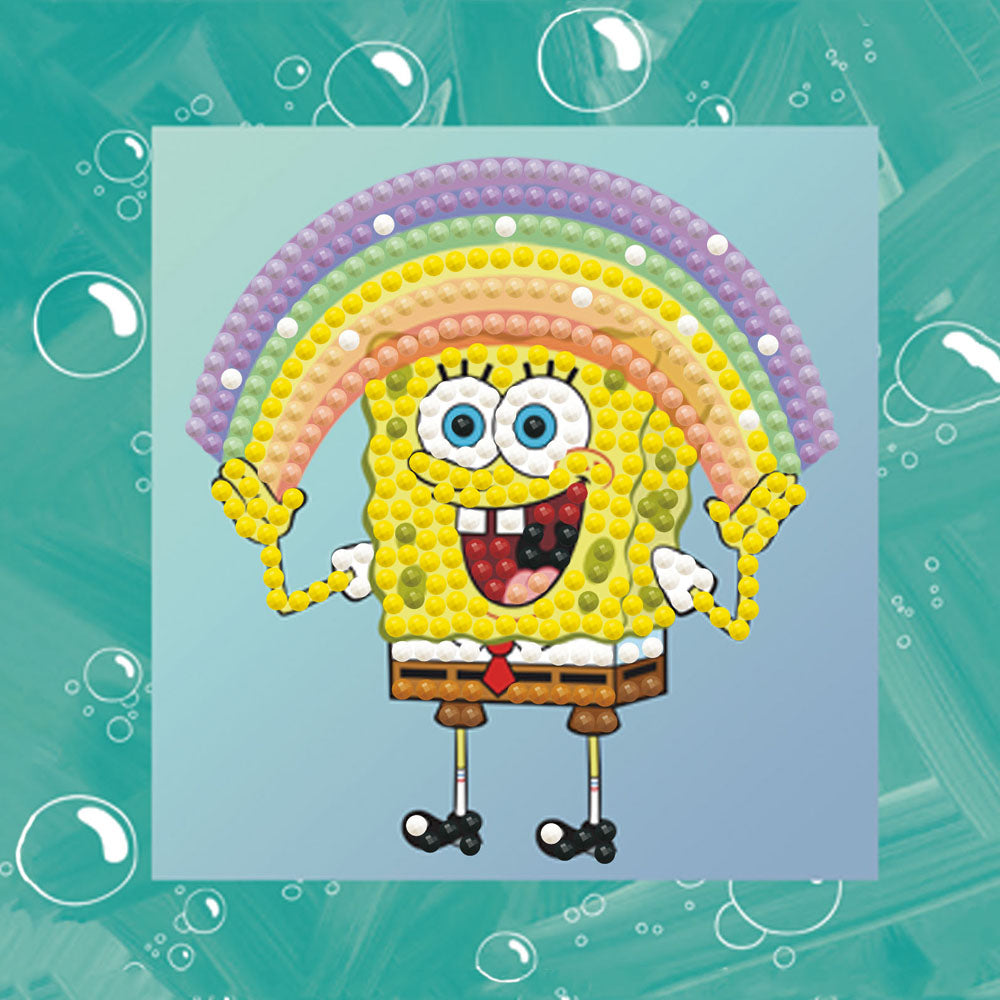 SpongeBob Rainbow Cameo | Diamond Painting Kits Religious | Diamond ...