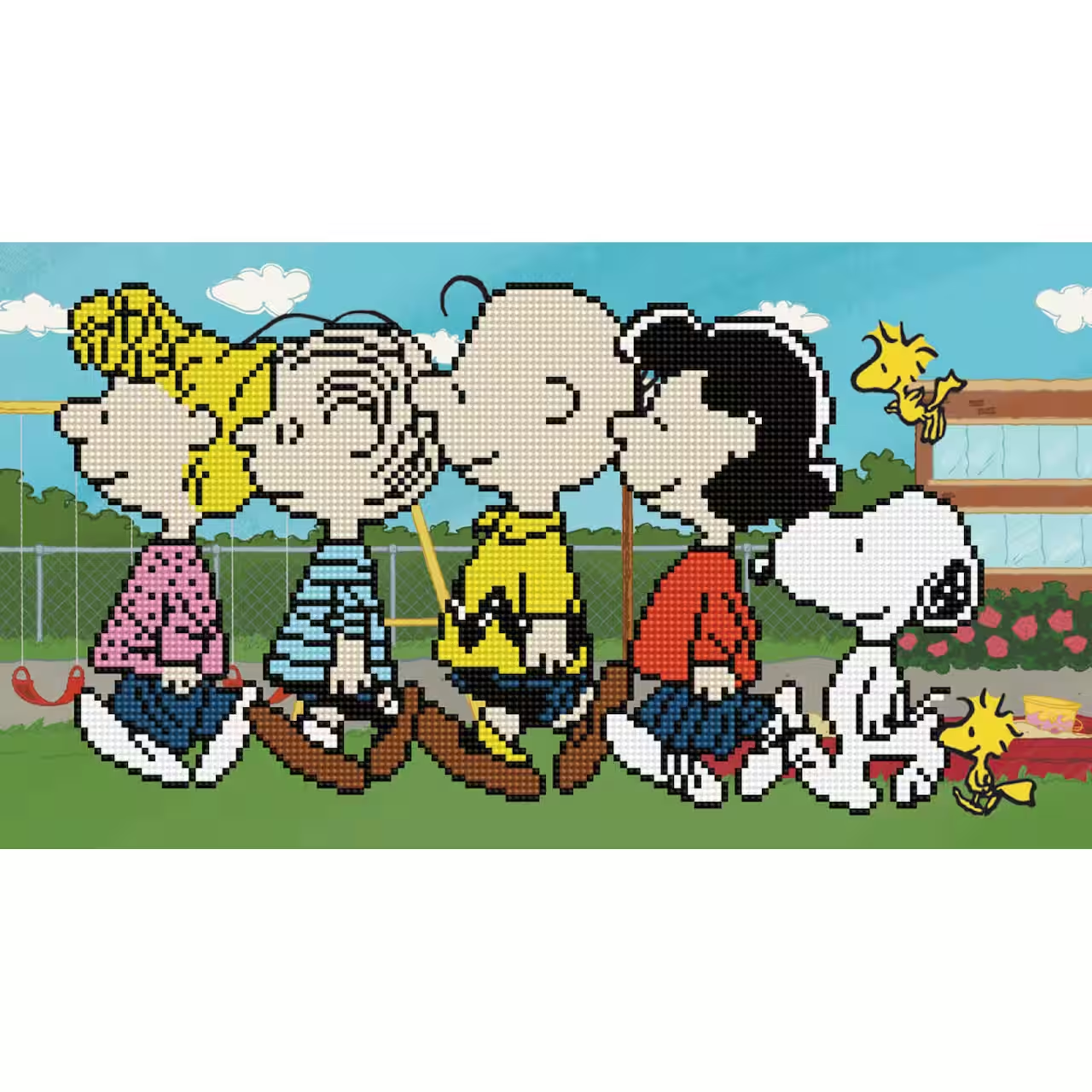 The Peanuts Gang | Diamond Painting Kits Peanuts | Diamond Dotz ...