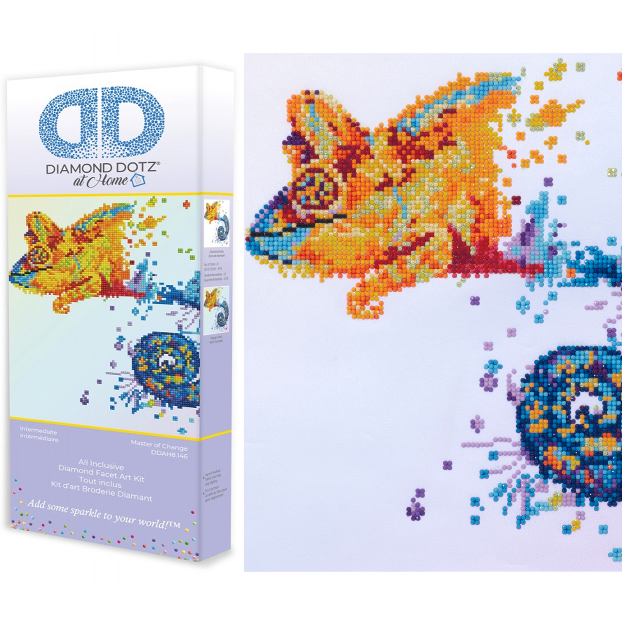 Master of Change Chameleon | Diamond Painting Kits Animals | Diamond ...